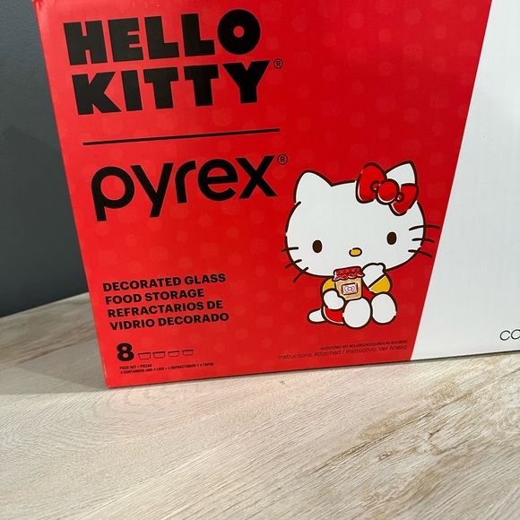 Pyrex | Kitchen | Hello Kitty Pyrex Decorated Glass Food Storage | Poshmark